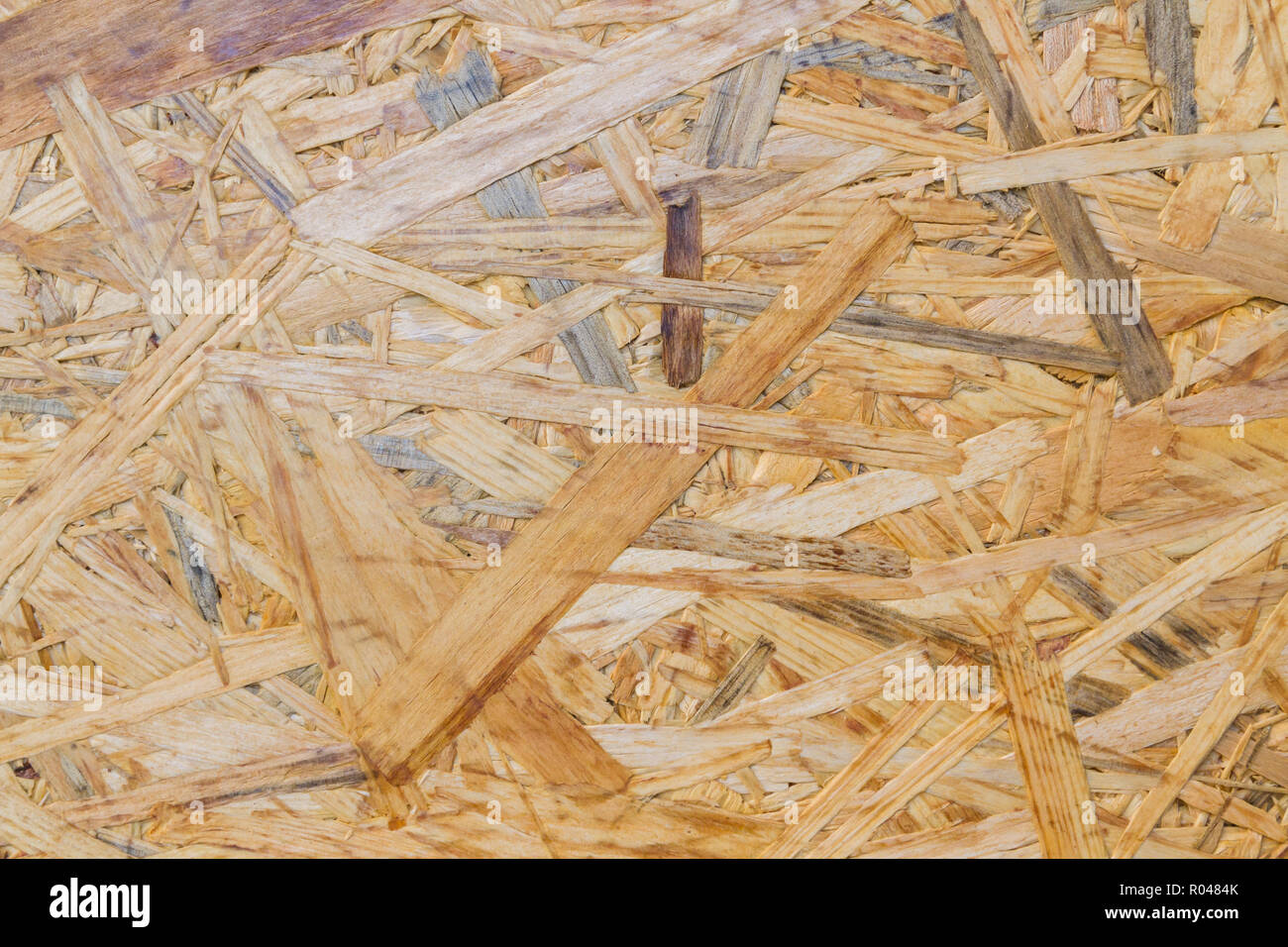 Oriented strand Board consisting of wood chips for construction Stock ...