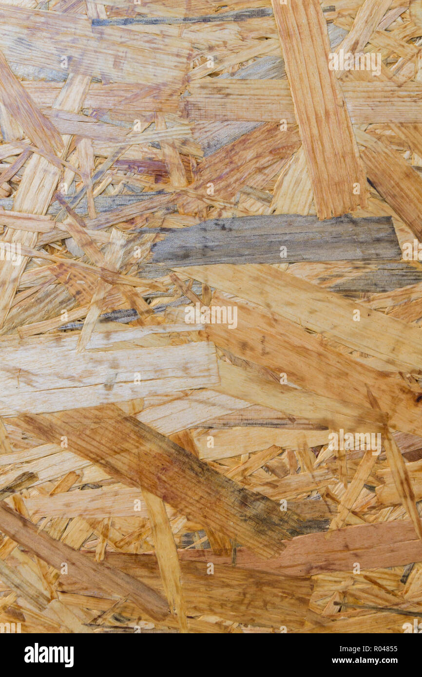 Oriented strand Board consisting of wood chips for construction Stock ...