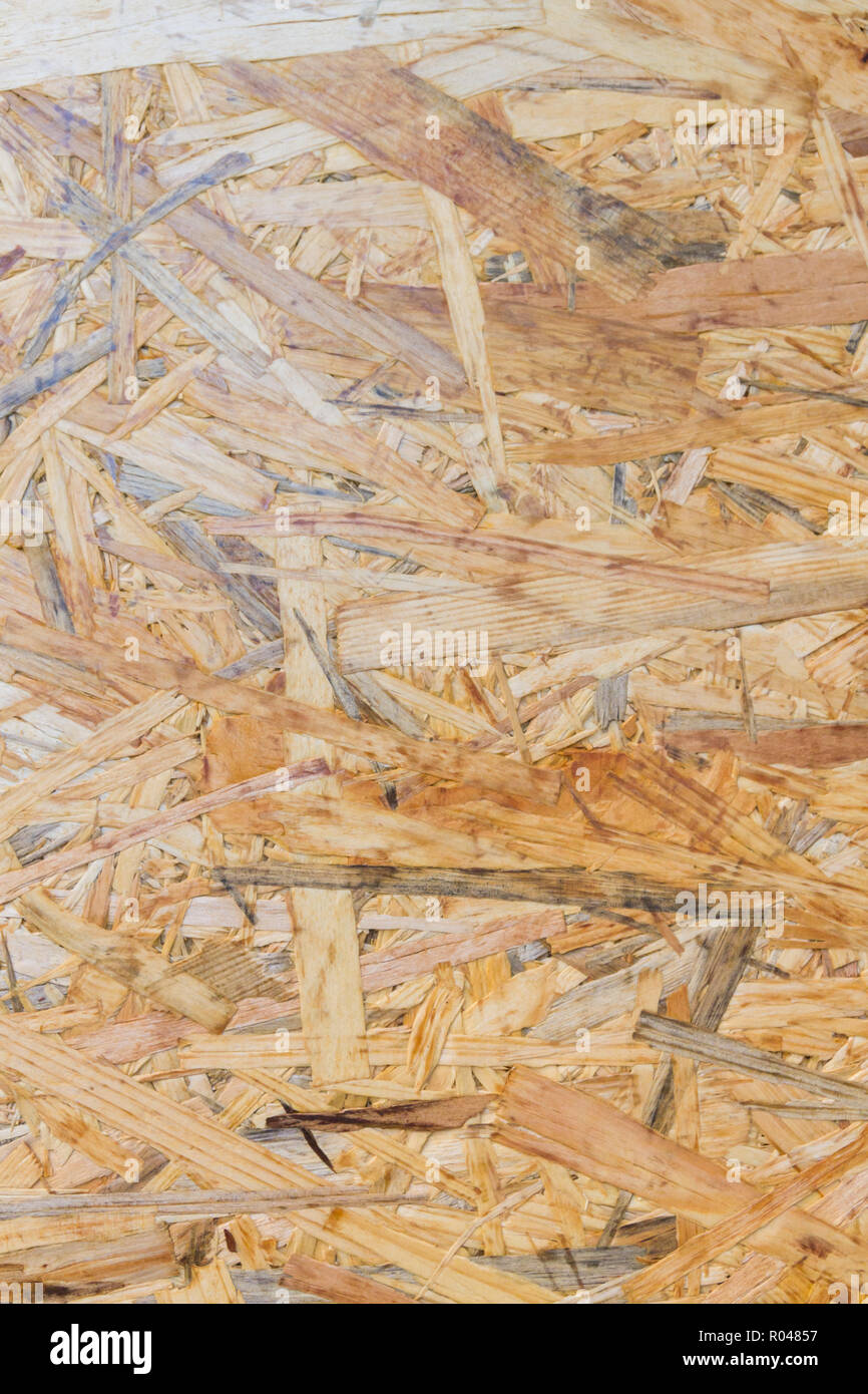 Oriented strand Board consisting of wood chips for construction Stock ...