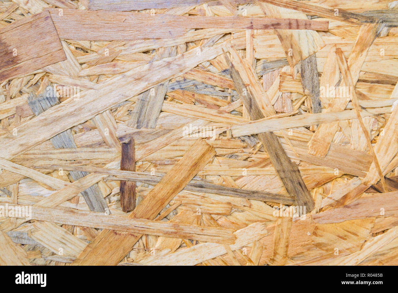 Oriented strand Board consisting of wood chips for construction Stock ...