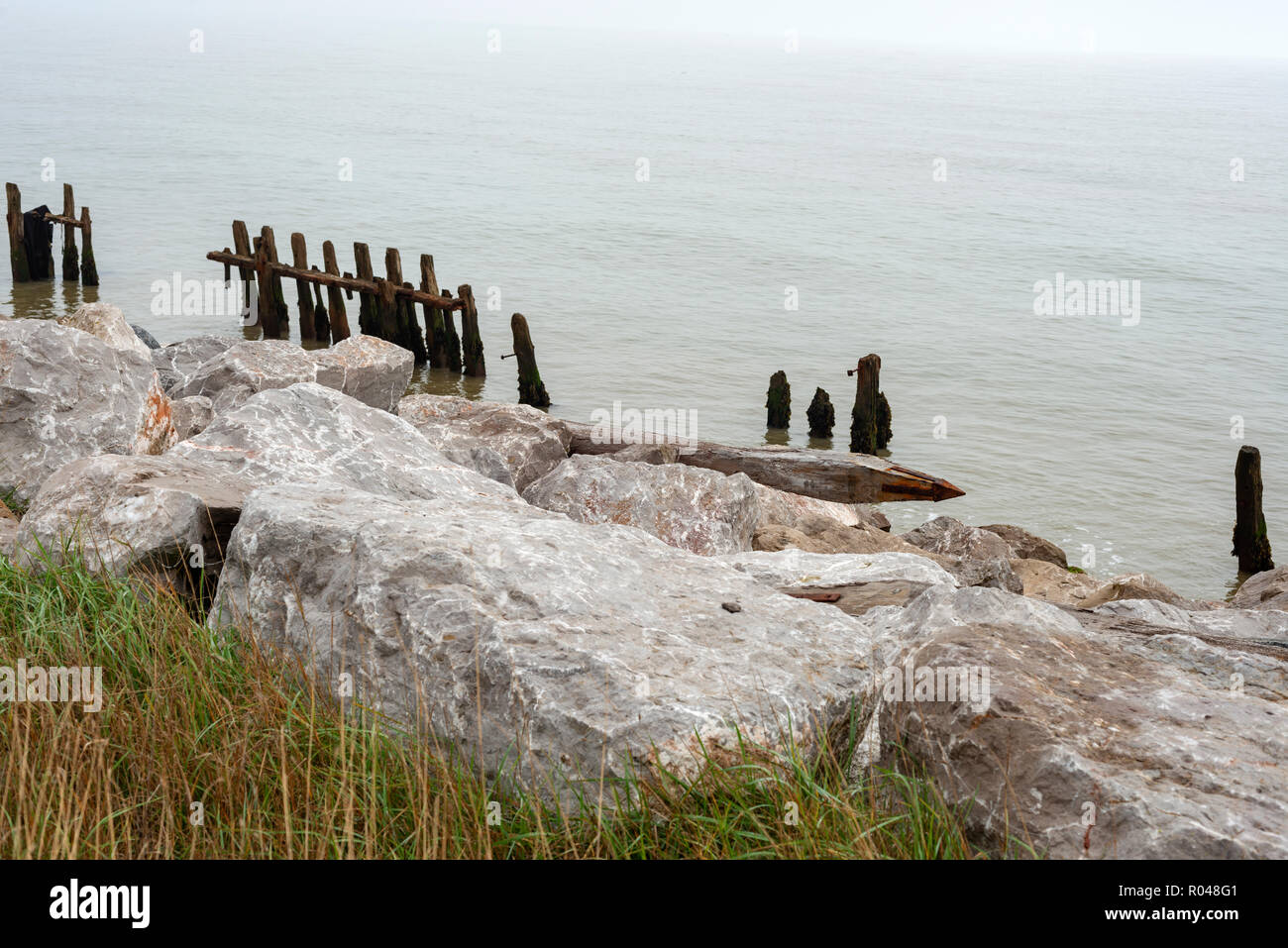 Rock Armour For Sea Defences Stock Photos & Rock Armour For Sea ...