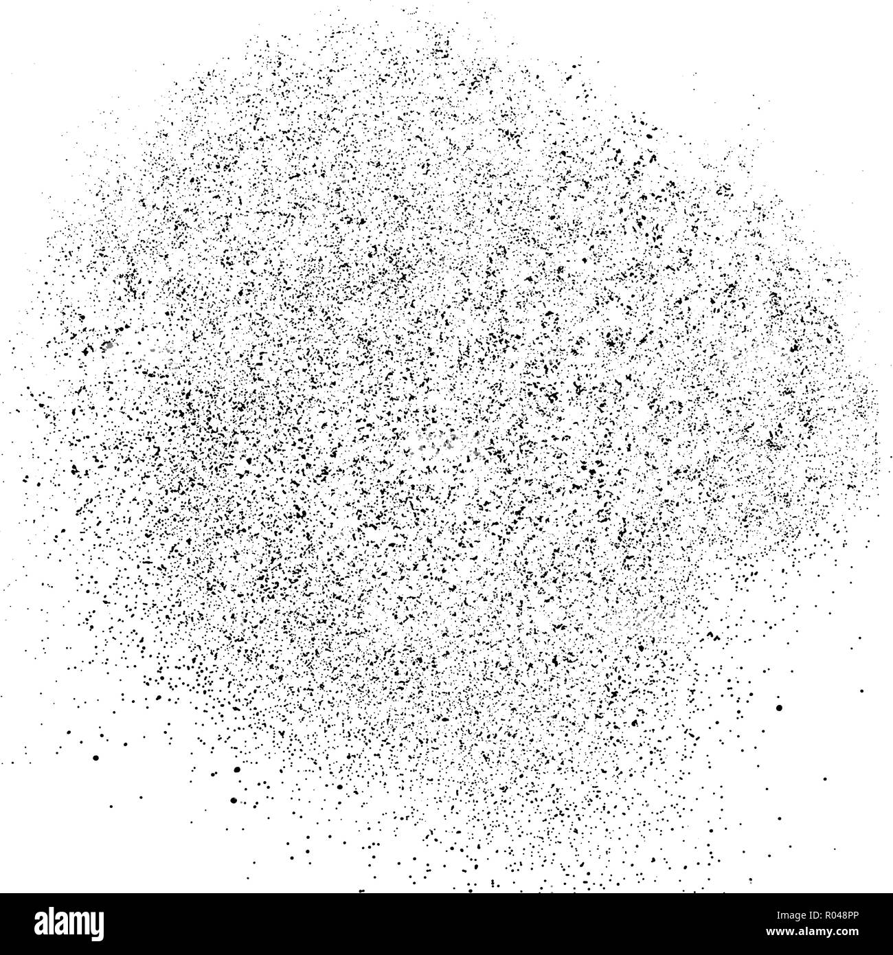 Black Grainy Texture Isolated On White Background. Dust Overlay. Dark ...