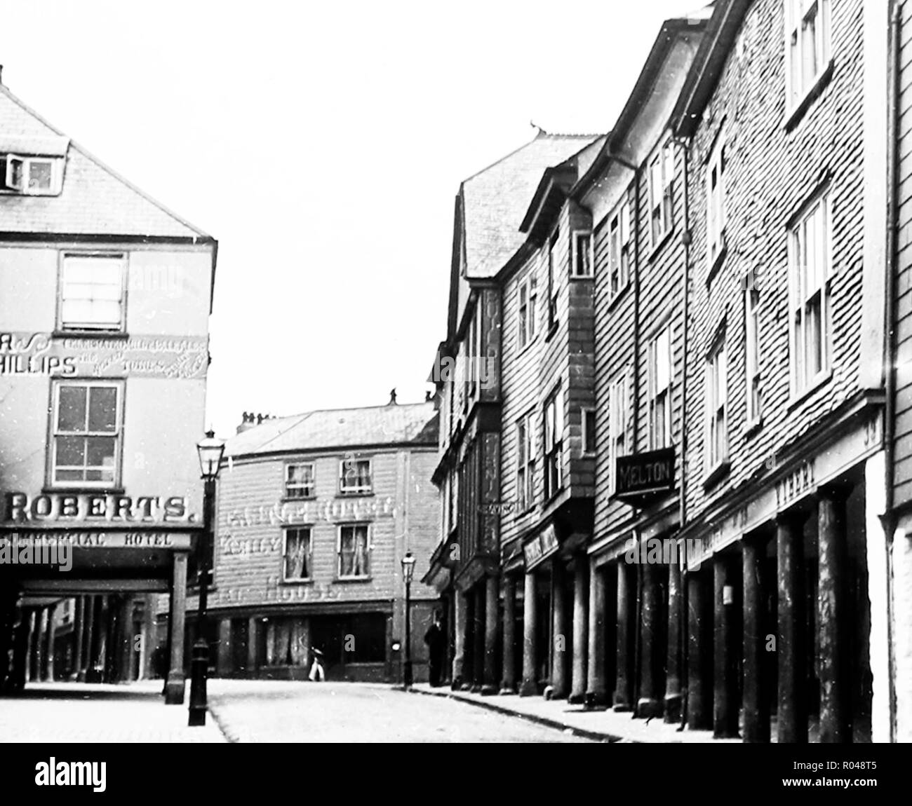 Totnes, Devon, Victorian period Stock Photo - Alamy