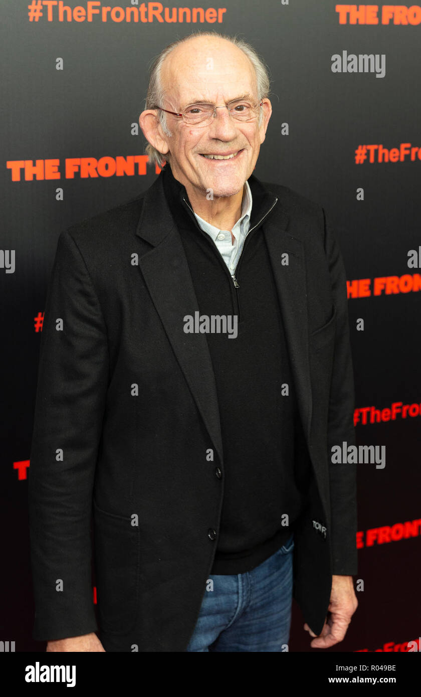 New York, United States. 30th Oct, 2018. Christopher Lloyd attends ...