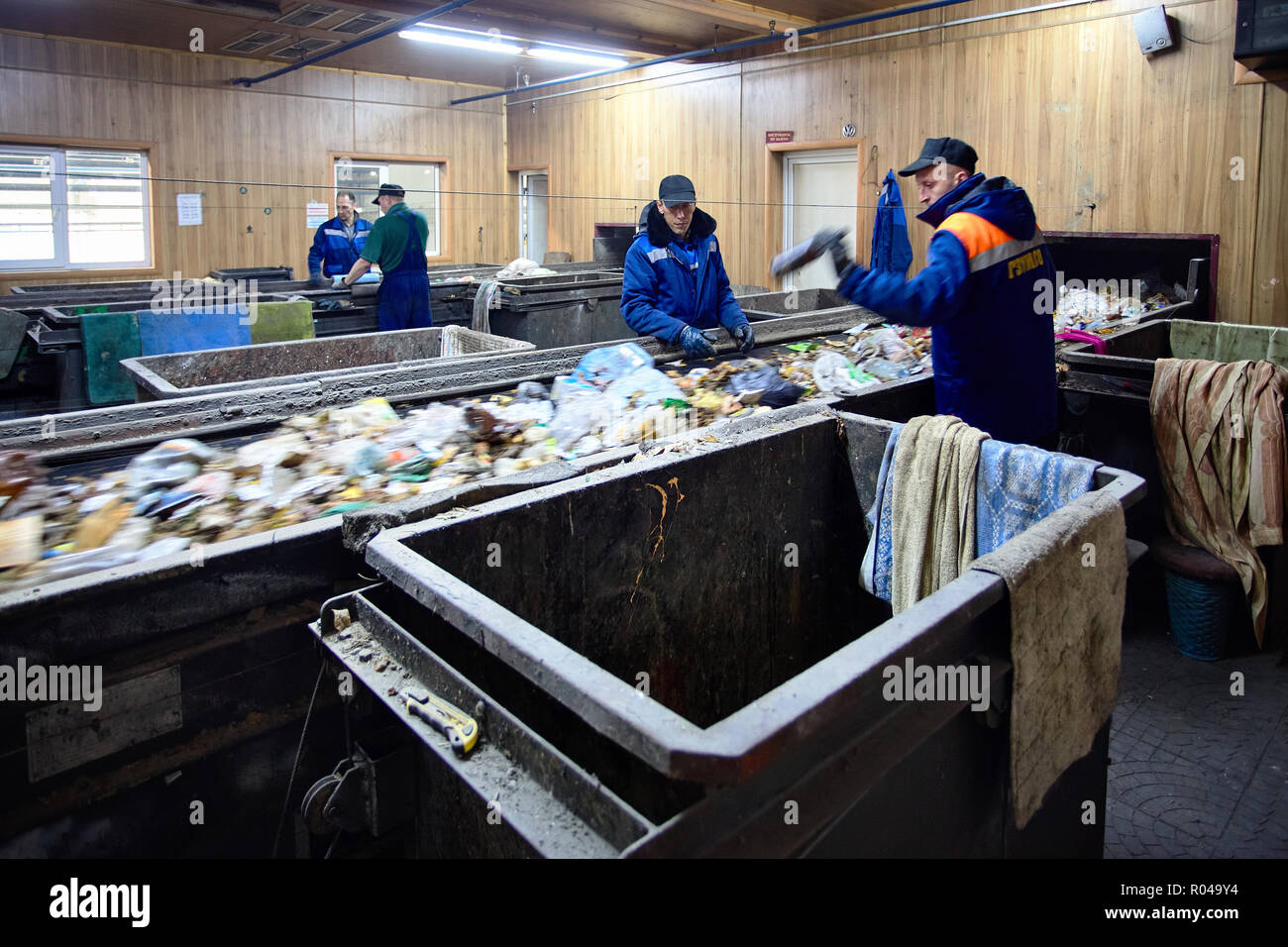 Waste segregation plant hi-res stock photography and images - Alamy
