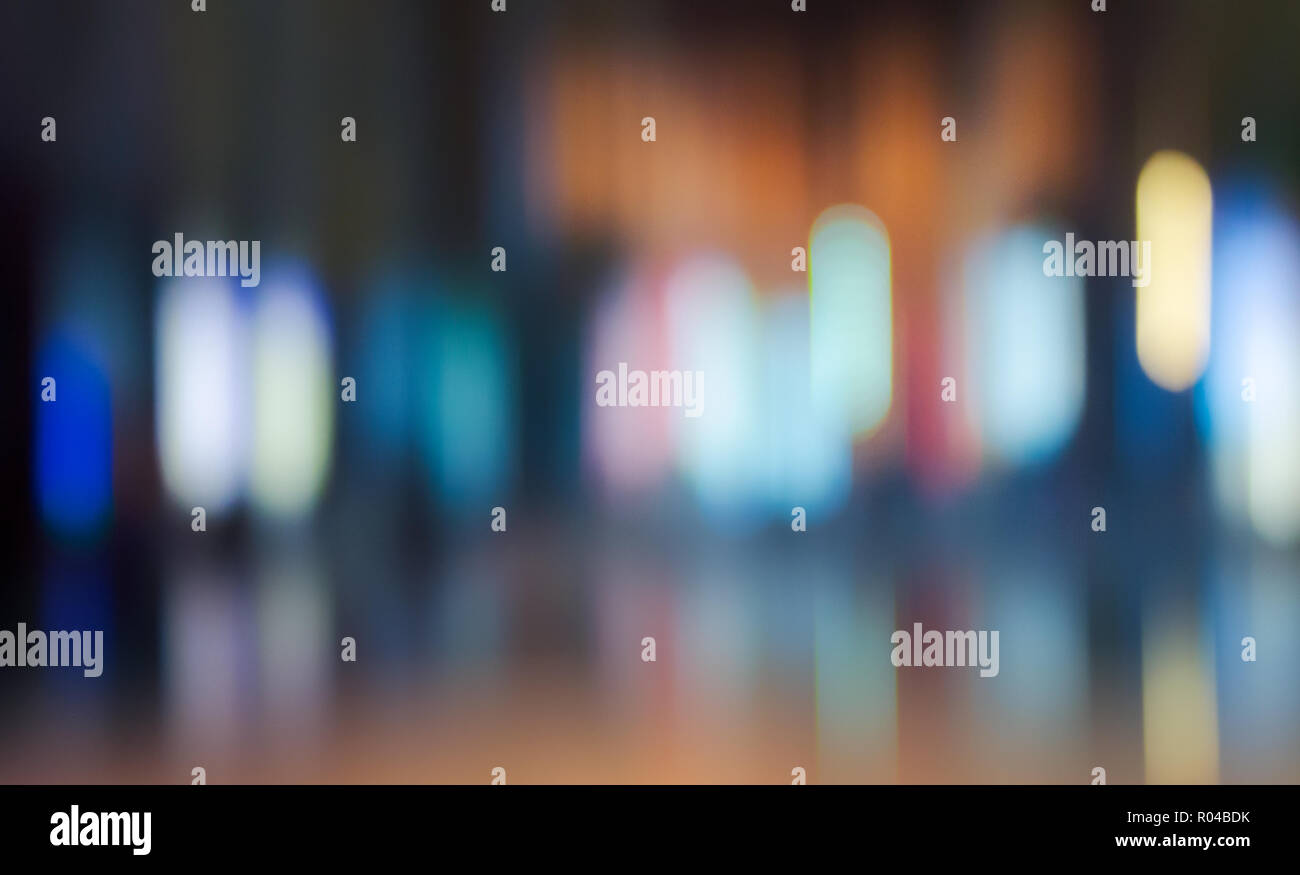 abstrack blur background with reflection. glowing light stretched ...