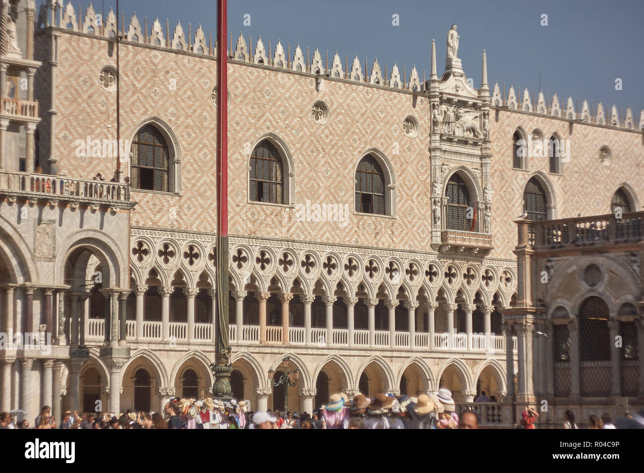 Profile of a typical element of Venice architecture Stock Photo - Alamy
