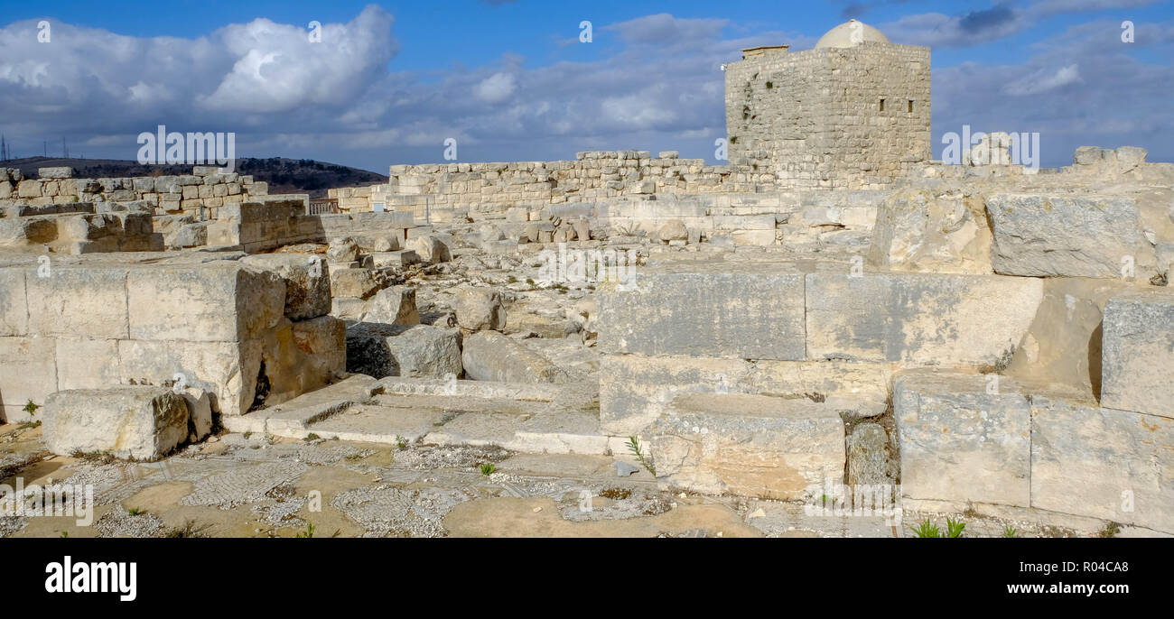 Ruins atop Mount Gerizim in Israel Stock Photo - Alamy