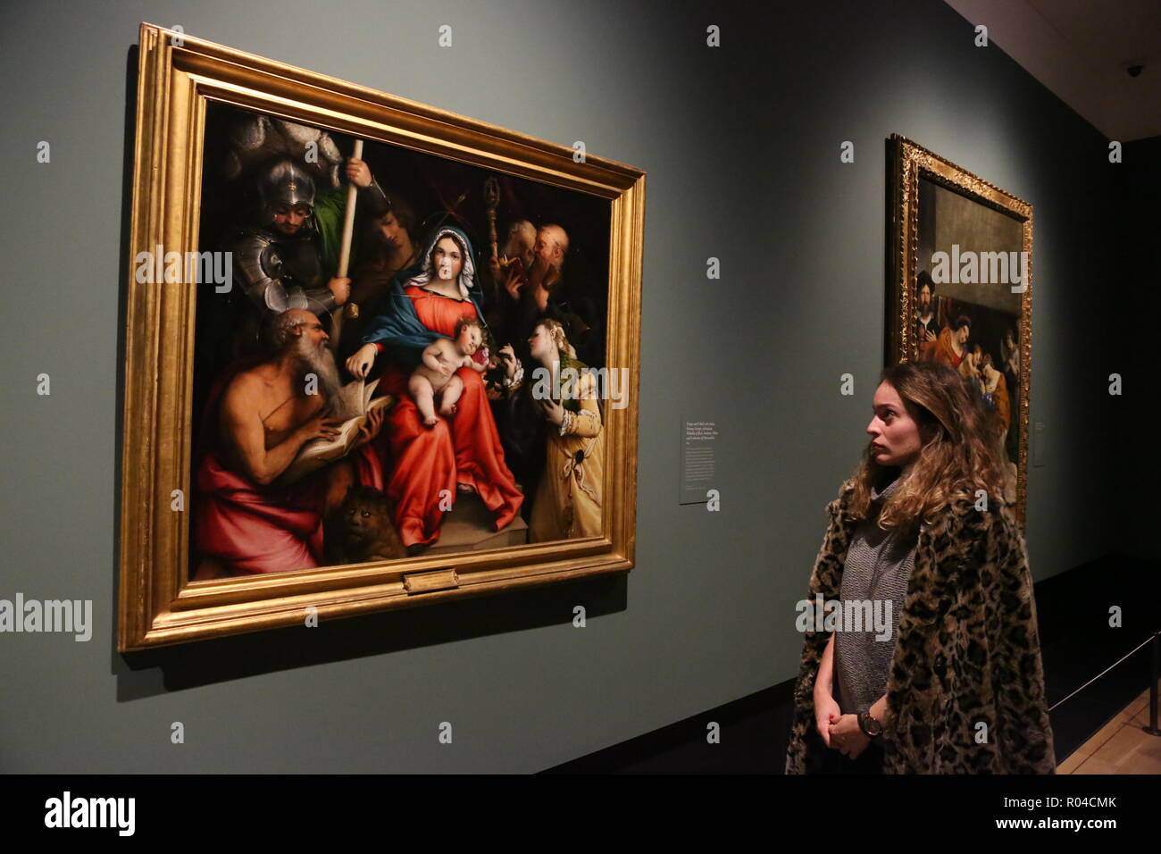 The National Gallery Lorenzo Lotto Stock Photo - Alamy