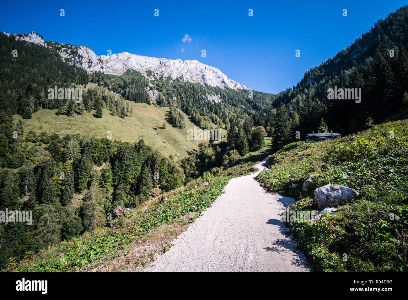 view from Jenner mountain, National park Berchtesgaden, Germany, Europe ...
