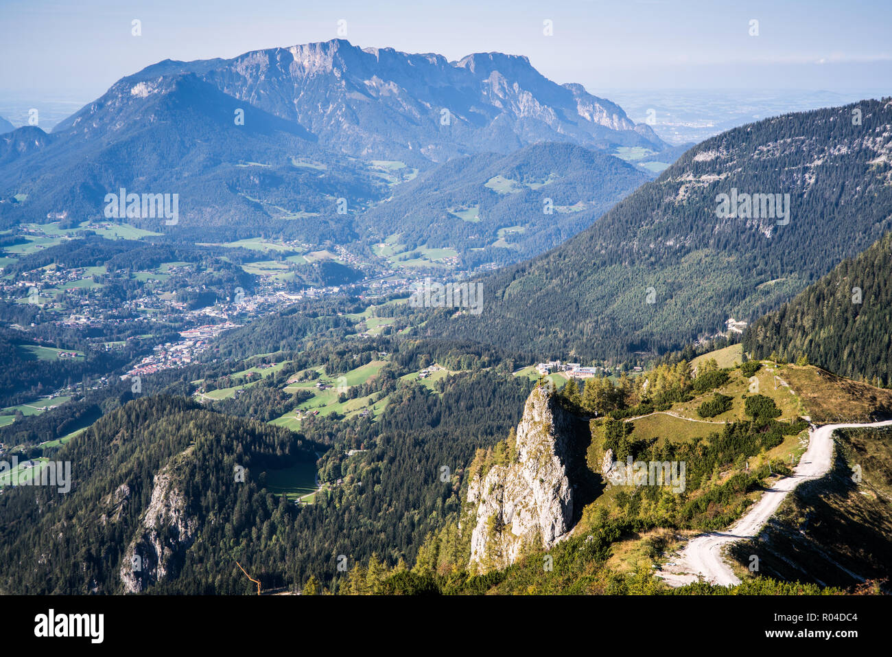 view from Jenner mountain, National park Berchtesgaden, Germany, Europe ...