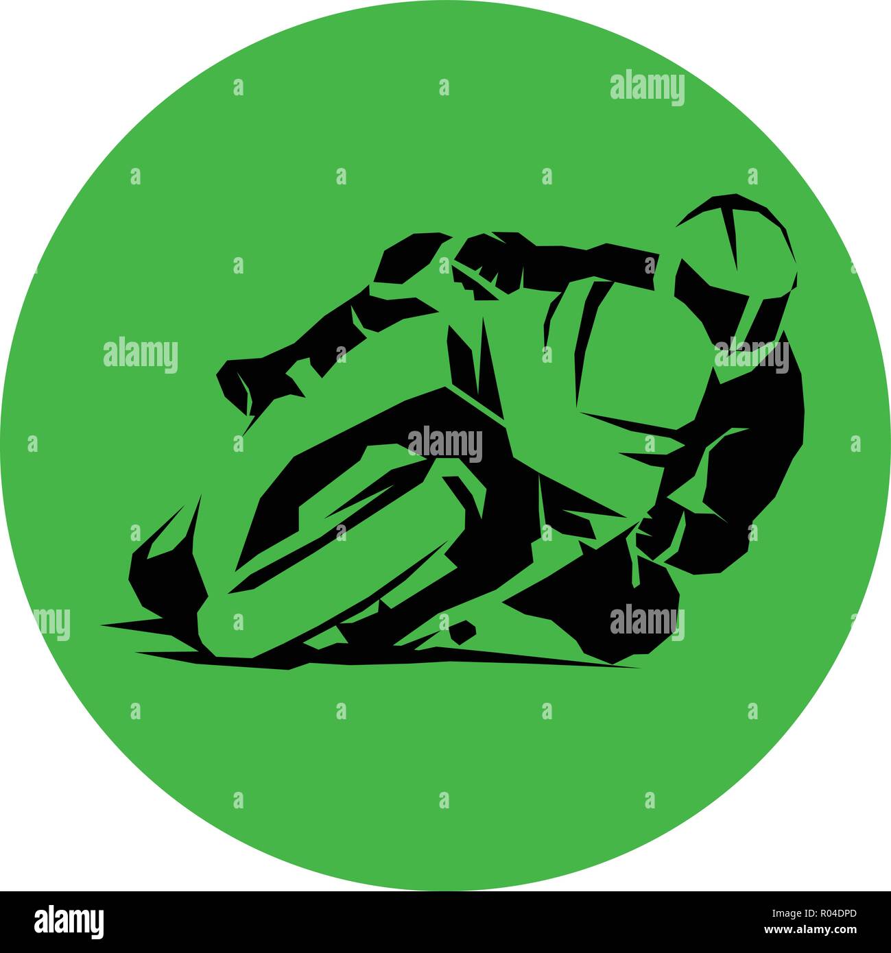 motorcycle racer vector speed round icon eps Stock Vector Image & Art ...