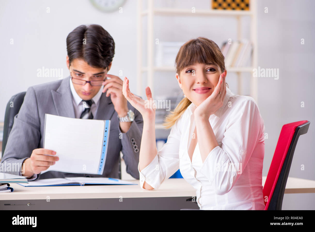 Salary negotiation woman hi-res stock photography and images - Alamy