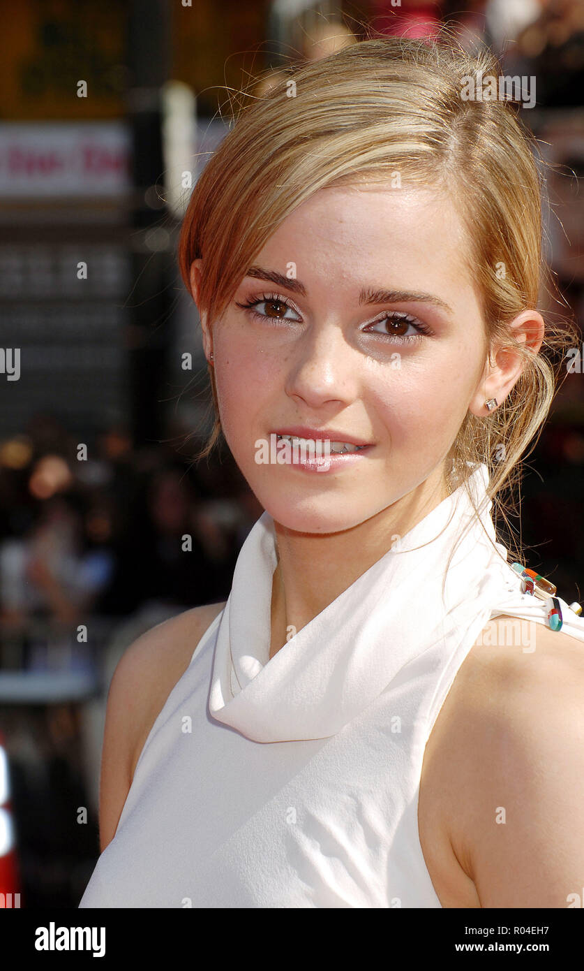 Emma Watson arriving at the HARRY POTTER and the Order of the Phoenix ...