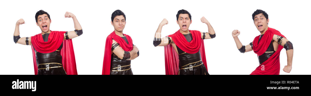 Caucasian man poses muscles hi-res stock photography and images - Alamy
