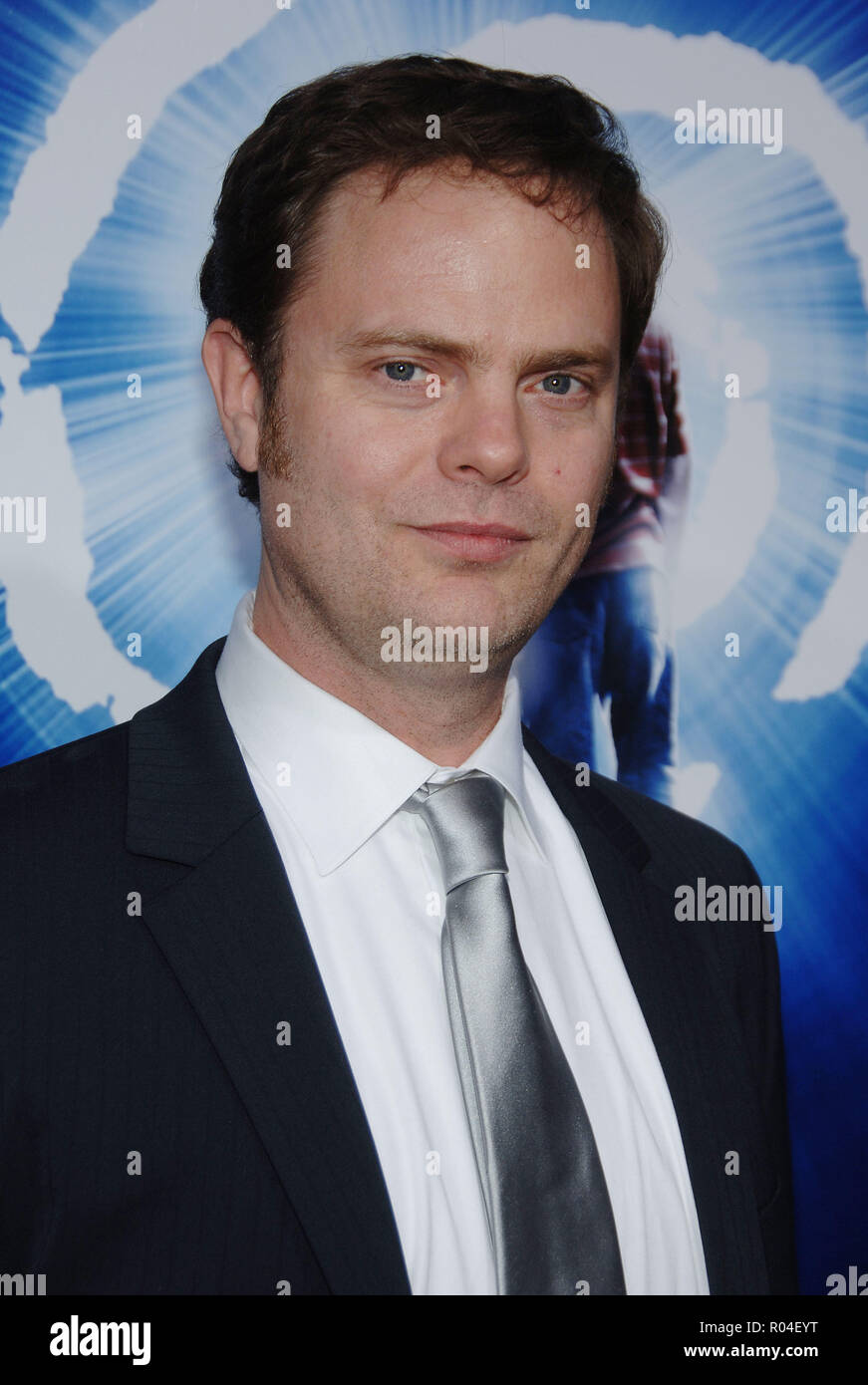 Rainn Wilson arriving at the Mimzy Premiere at the Westwood Village ...