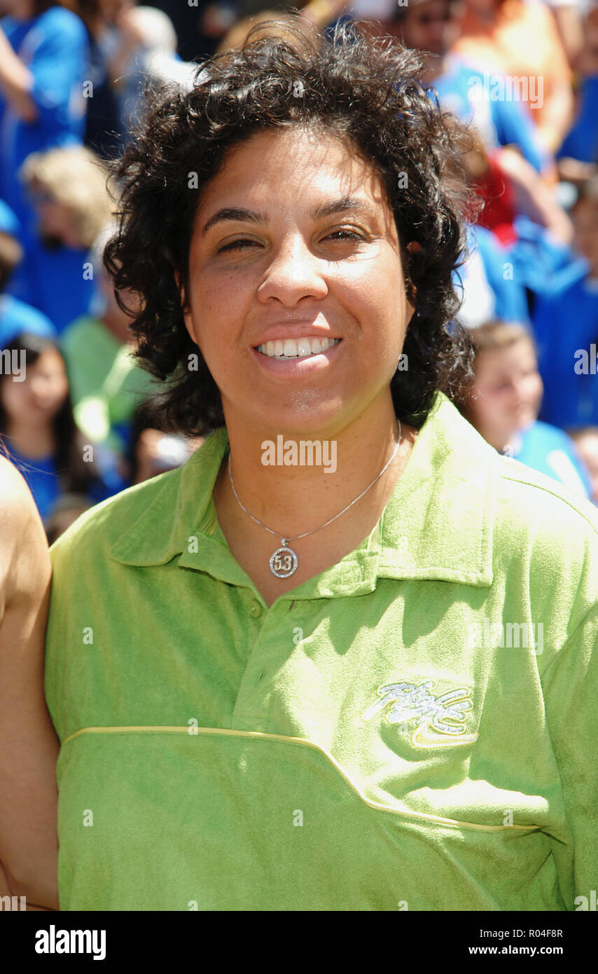 Angela Robinson (director) arriving at the HERBIE: Full Loaded Premiere ...