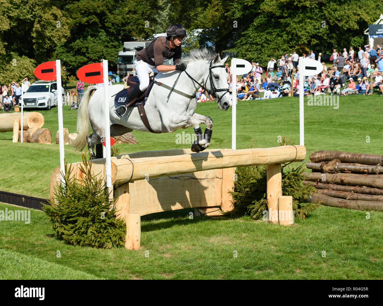 Richard Jones and ALFIES CLOVER during the cross country phase of the ...