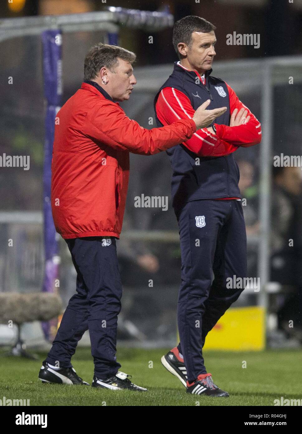Dundee's Jim McIntyre and assistant Jimmy Boyle Stock Photo - Alamy