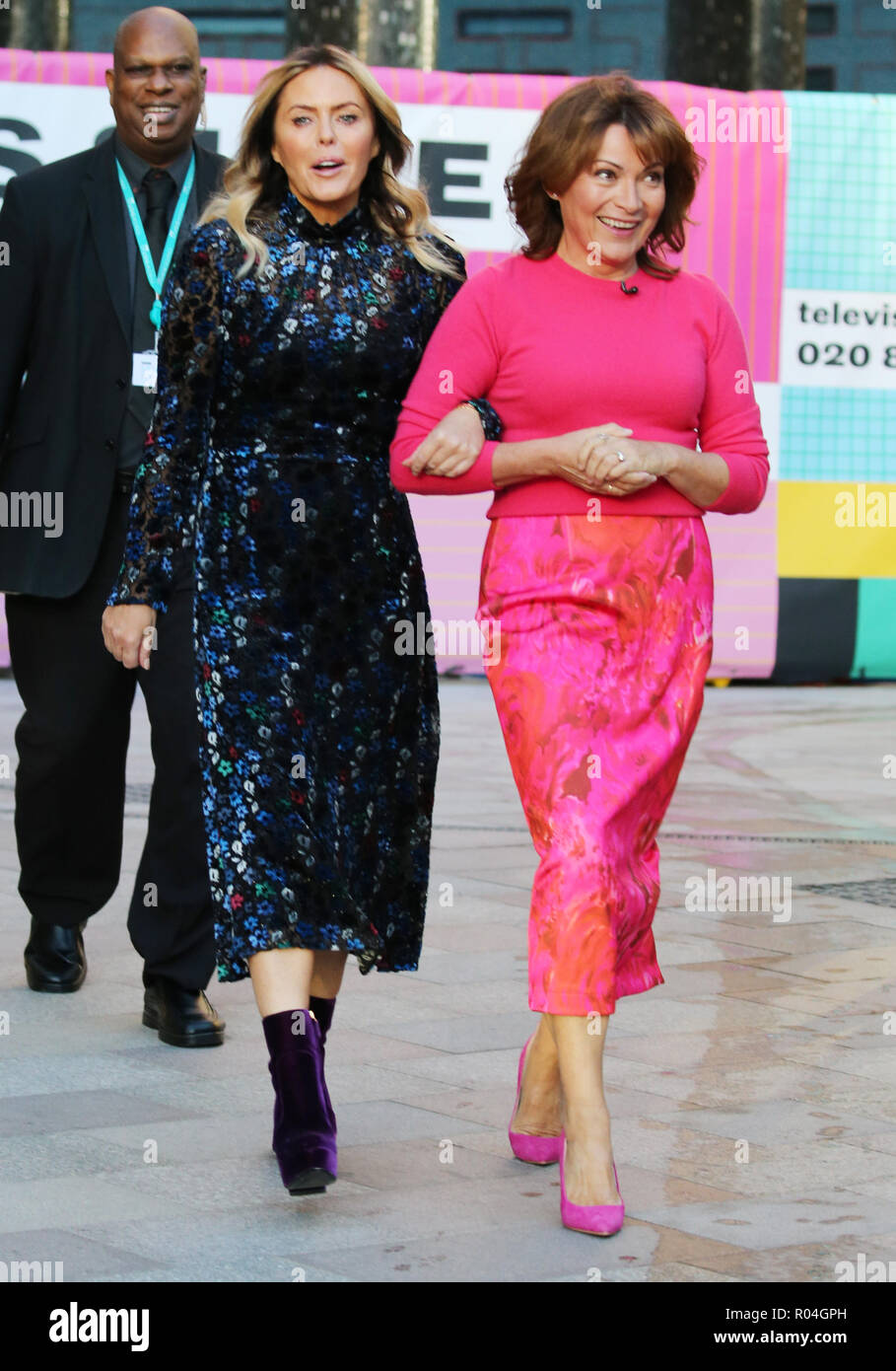 Patsy Kensit and Lorraine Kelly outside ITV Studios Featuring: Patsy ...