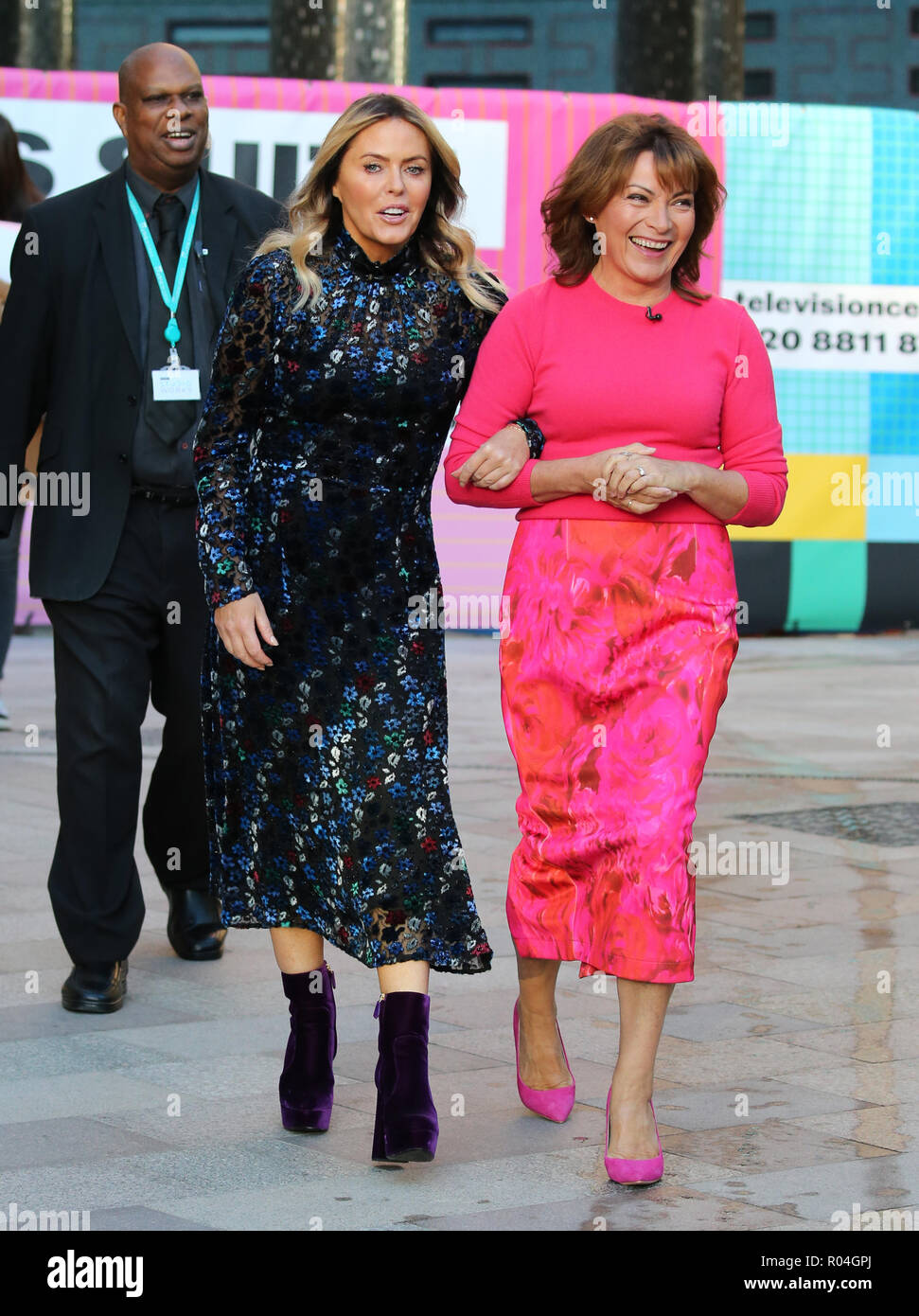 Patsy Kensit and Lorraine Kelly outside ITV Studios Featuring: Patsy ...