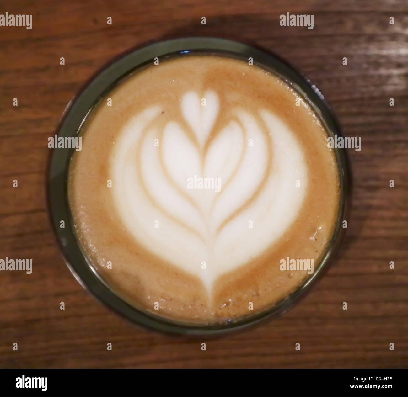 coffee latte art Stock Photo - Alamy
