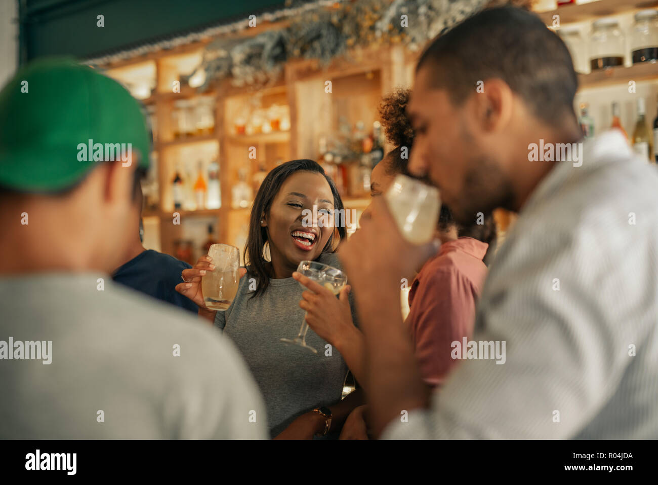 Young Women After Work Drinks Bar High Resolution Stock Photography and ...