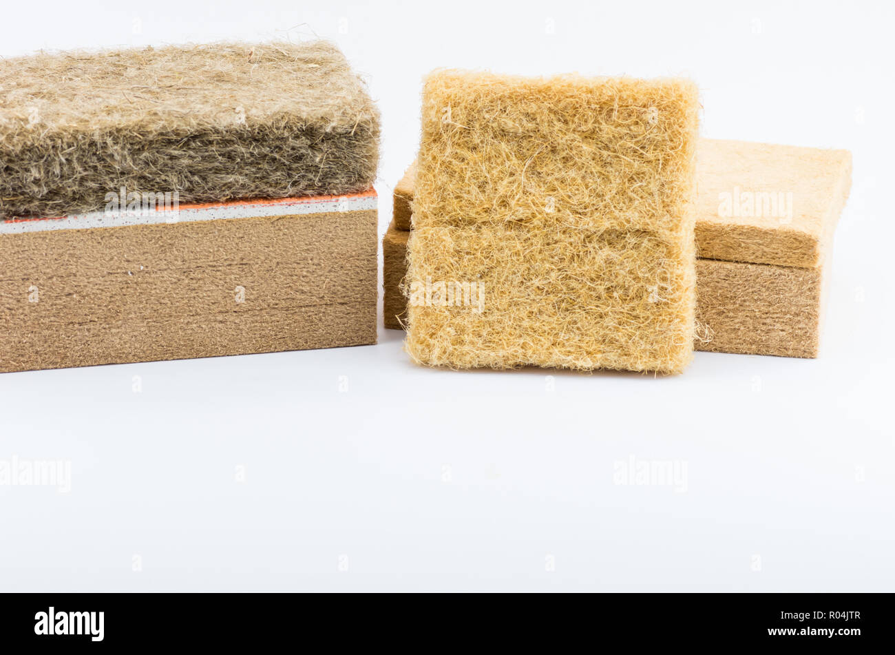 natural fibers wall insulating materials - hemp fiber panel Stock Photo ...