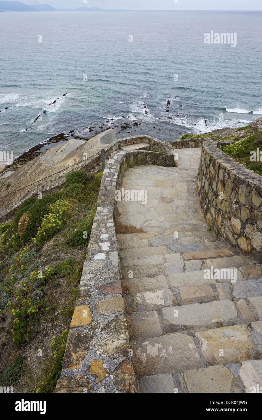 stairs in the cliff Stock Photo - Alamy