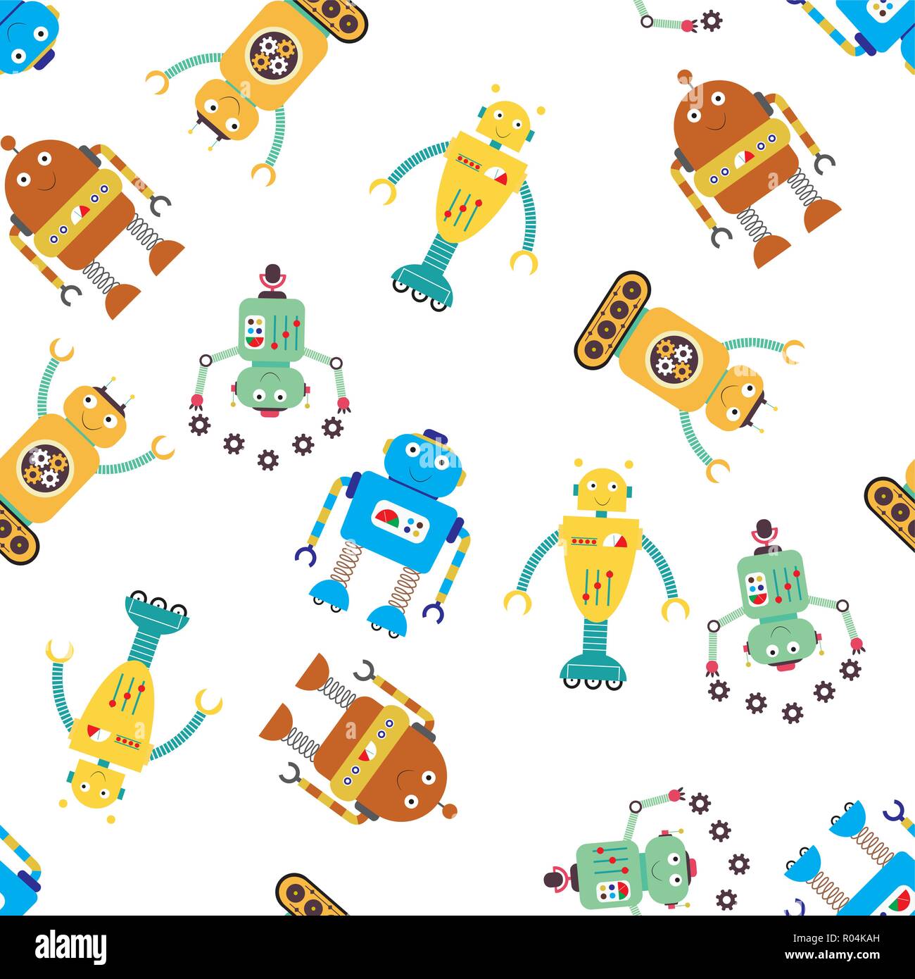 Cute robot clipart hi-res stock photography and images - Alamy