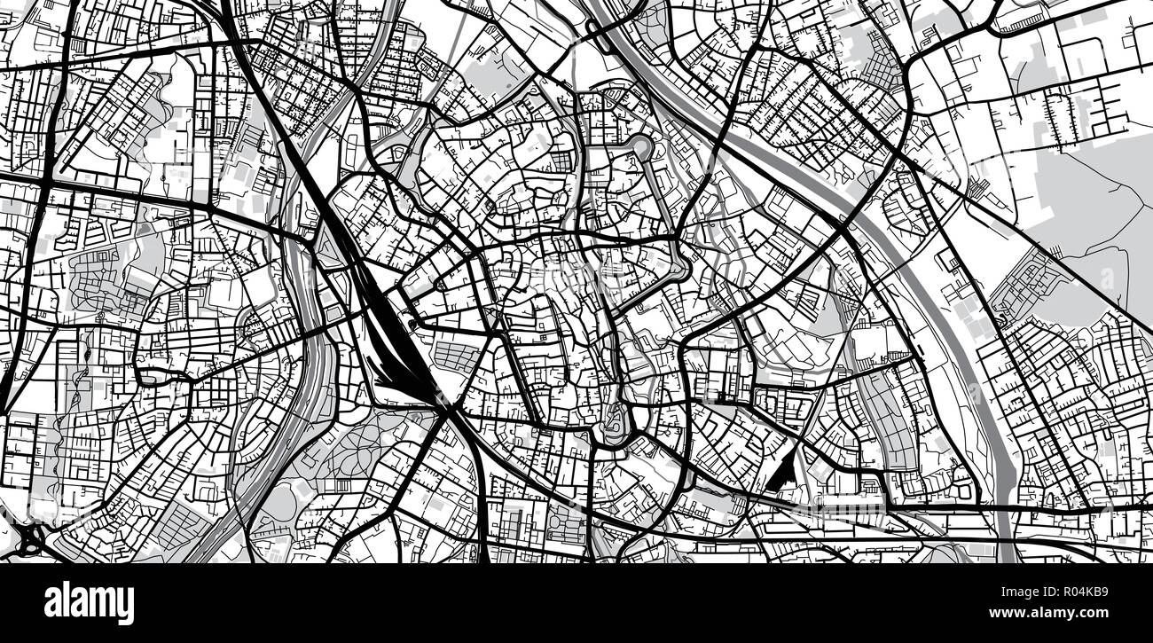 Augsburg map Stock Vector Images - Alamy