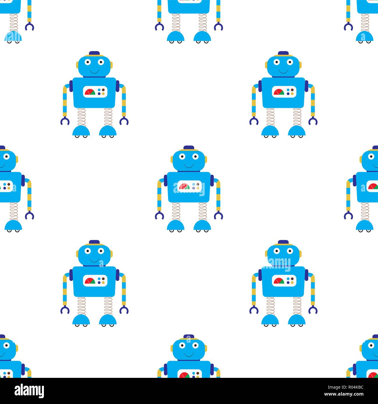 Robots vector vectors hi-res stock photography and images - Alamy