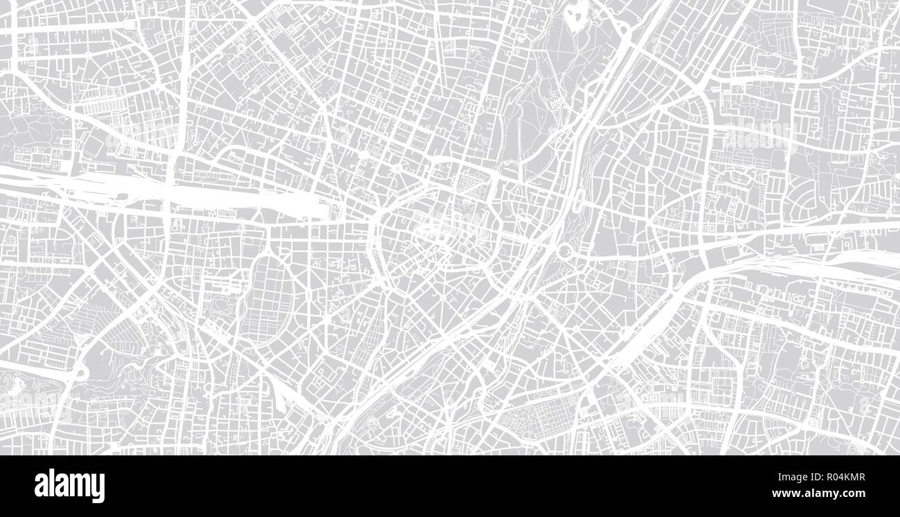 Urban vector city map of Munich, Germany Stock Vector Image & Art - Alamy