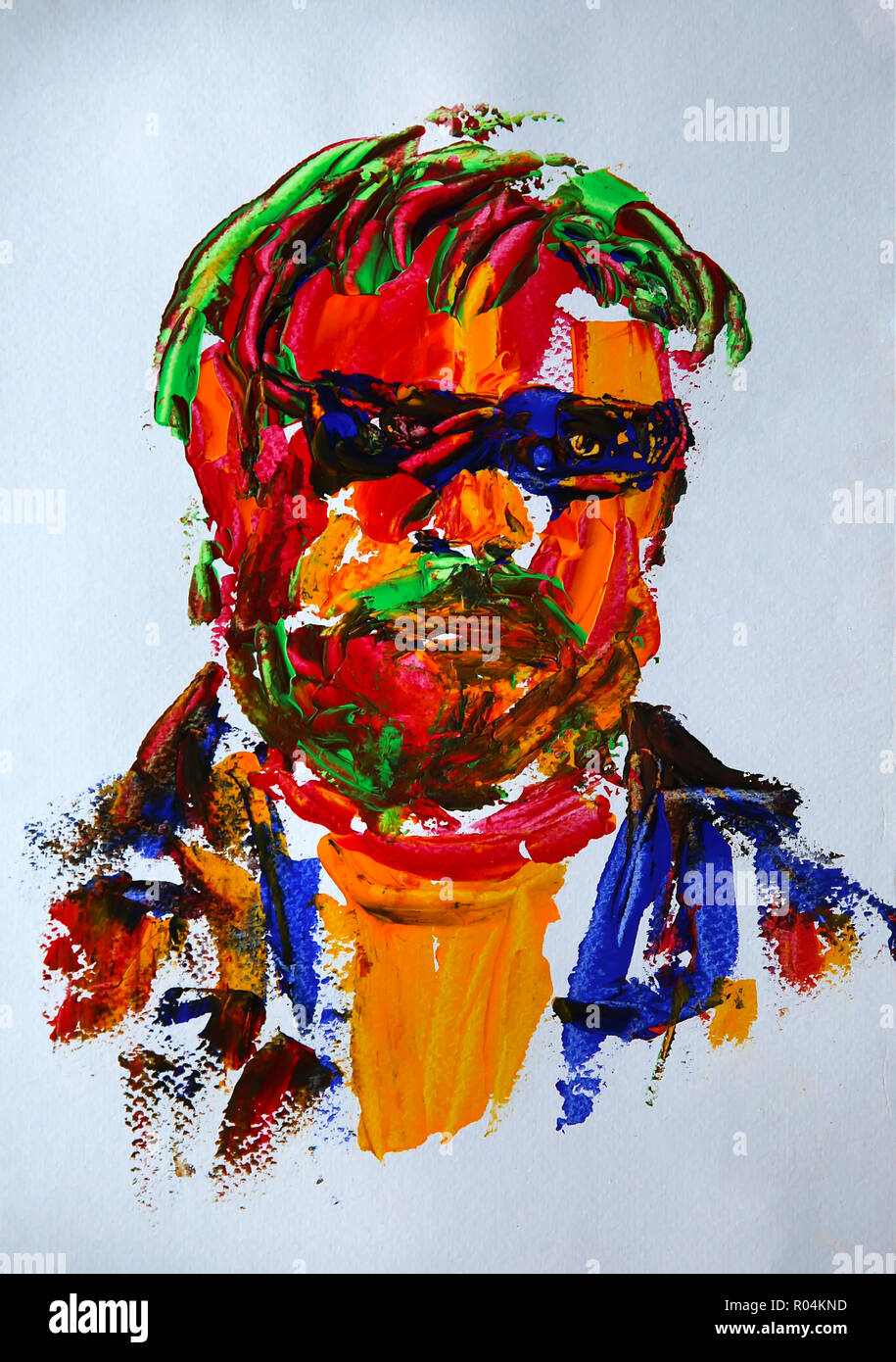 Abstract expressionism man hi-res stock photography and images - Alamy