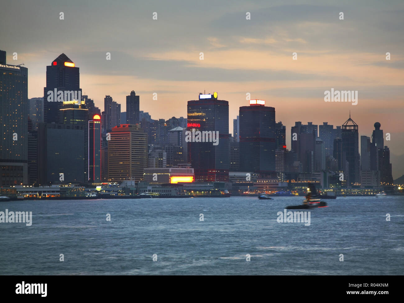Victoria Strait in Hong Kong. China Stock Photo - Alamy
