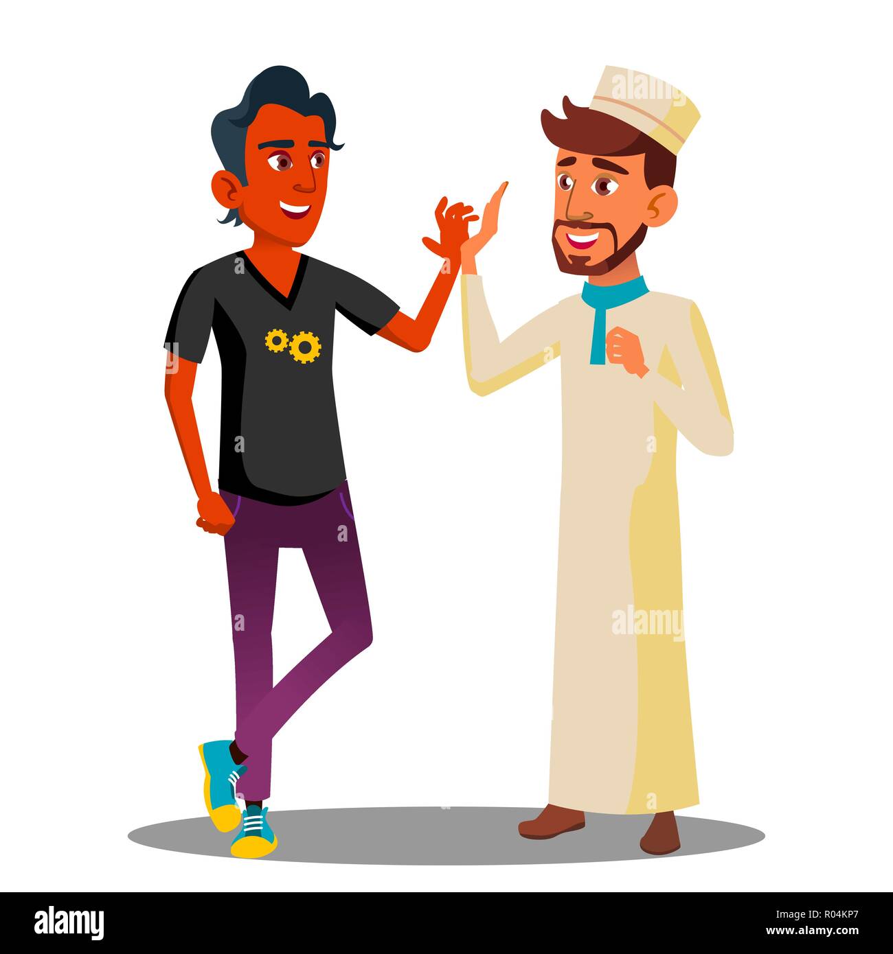 The five guys Stock Vector Images - Alamy