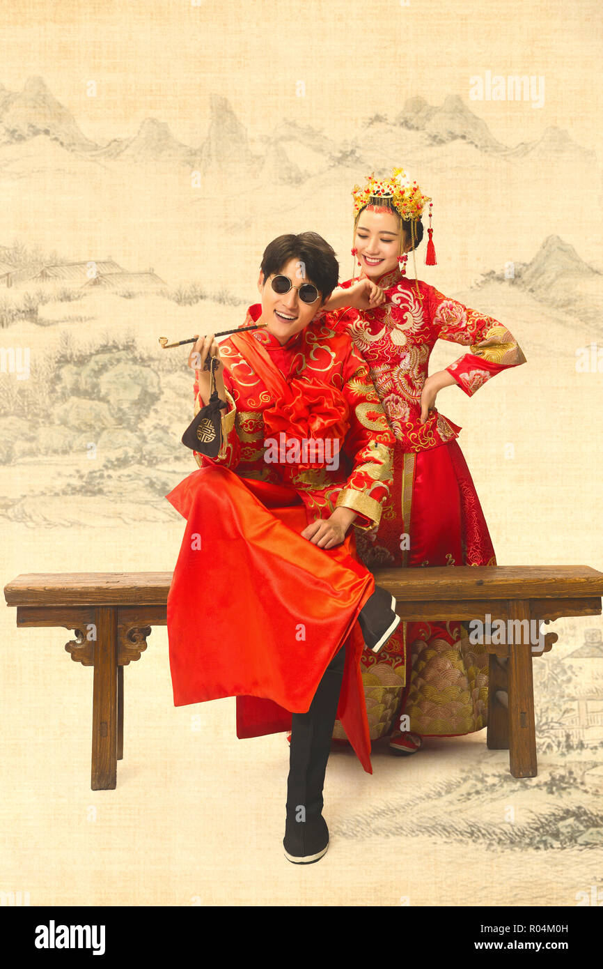 China wedding painting hi-res stock photography and images - Alamy