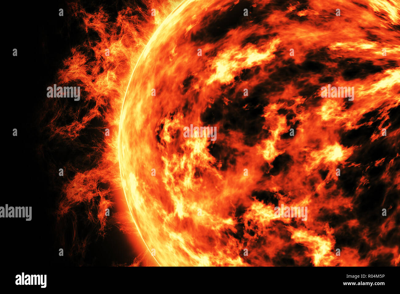 3d rendering, Fireball, flaming fire Stock Photo - Alamy