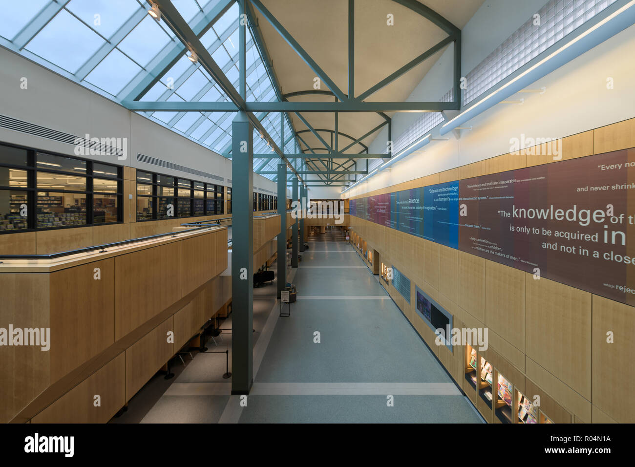 The Great Hall inside the Allen County Public Library at 900 Library ...