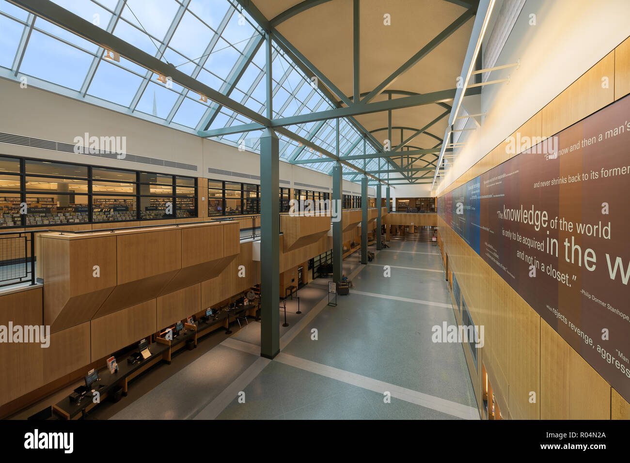 The Great Hall inside the Allen County Public Library at 900 Library ...