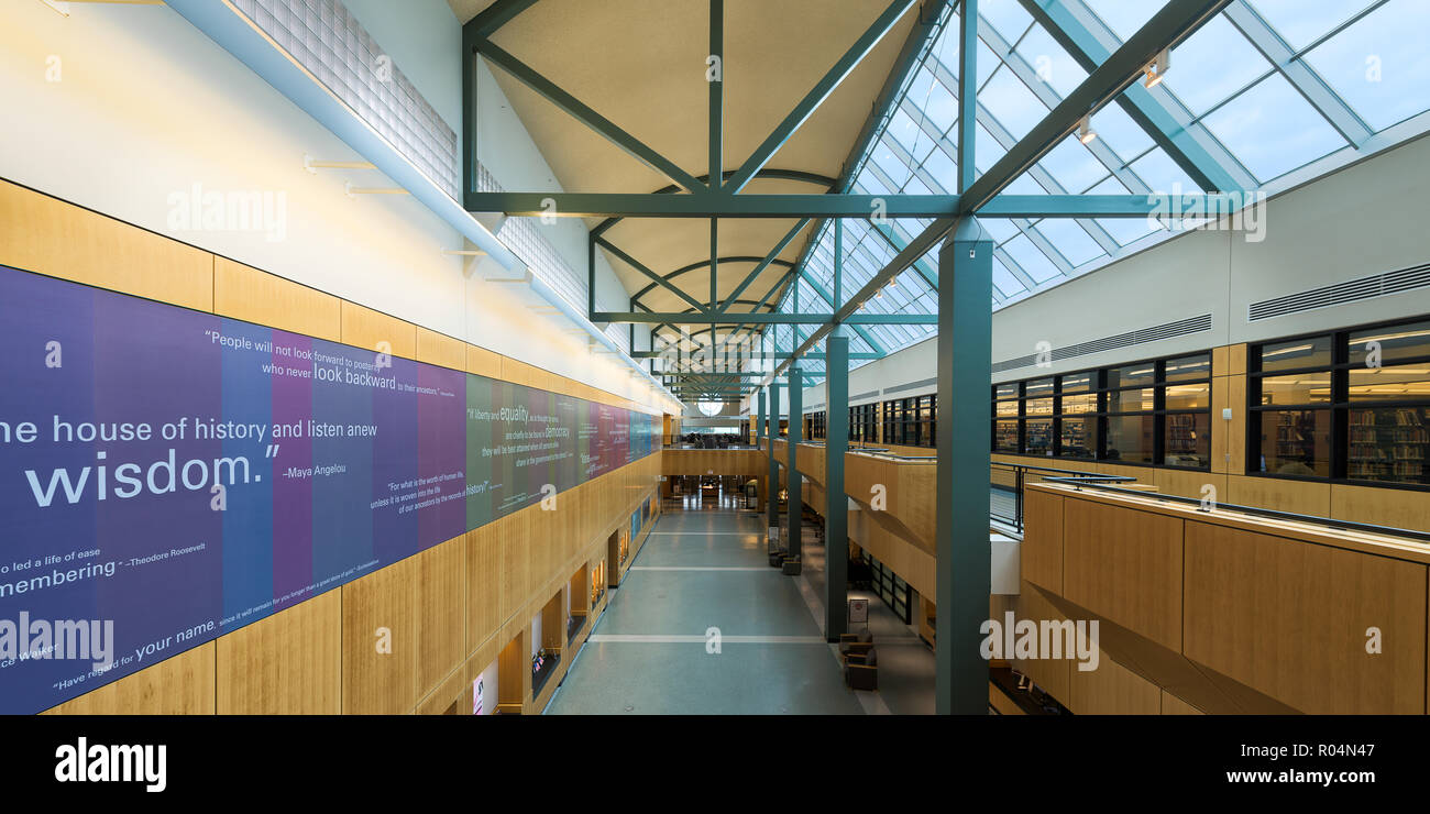 The Great Hall inside the Allen County Public Library at 900 Library ...