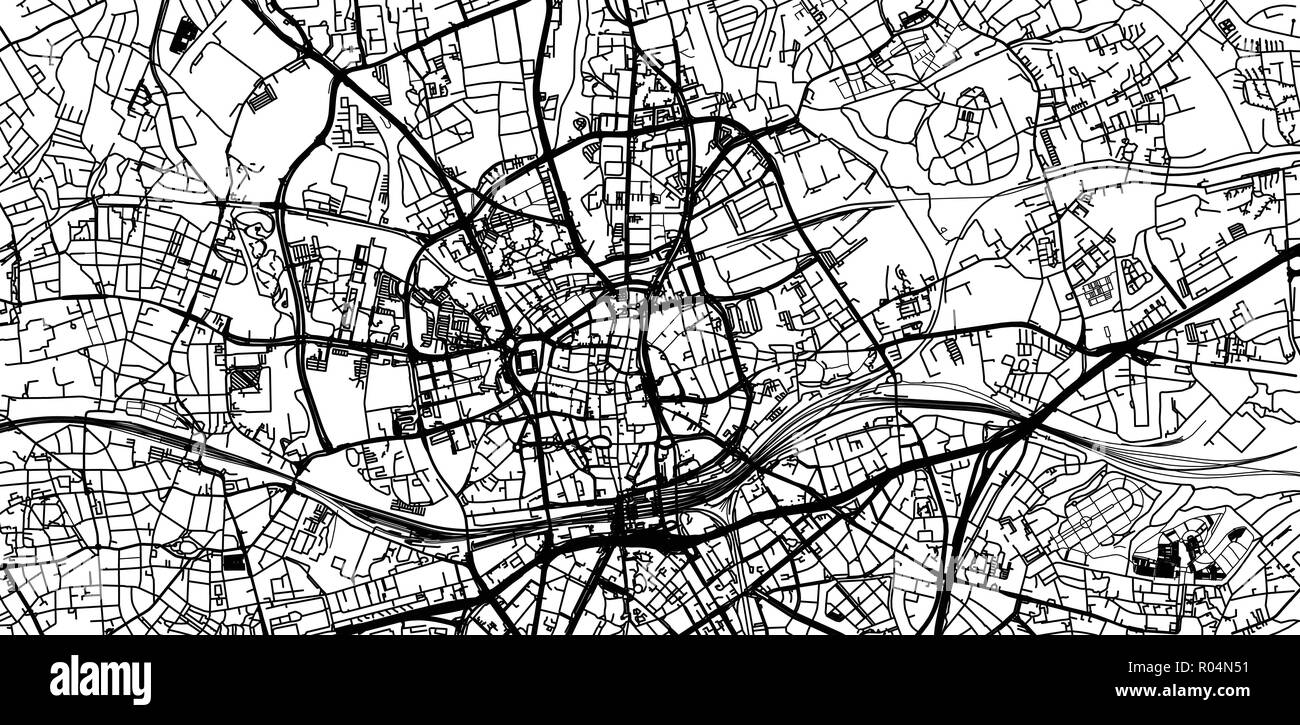 Urban vector city map of Essen, Germany Stock Vector Image & Art - Alamy