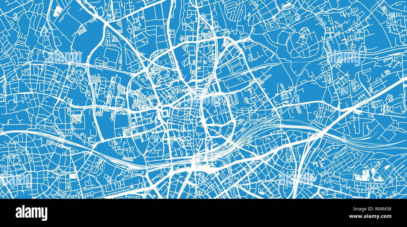Urban vector city map of Essen, Germany Stock Vector Image & Art - Alamy
