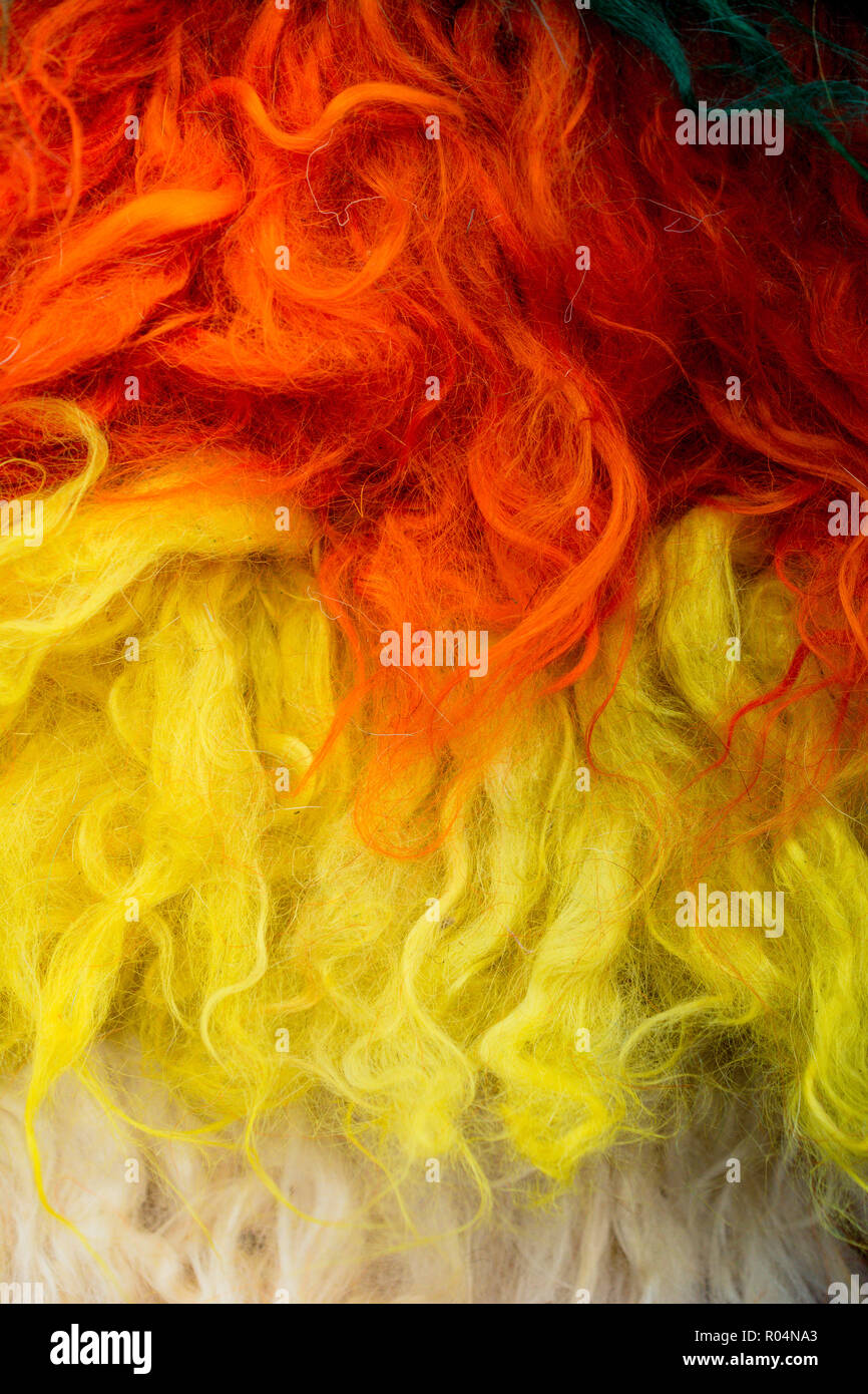 Heap of colorful wool as a texture background Stock Photo - Alamy
