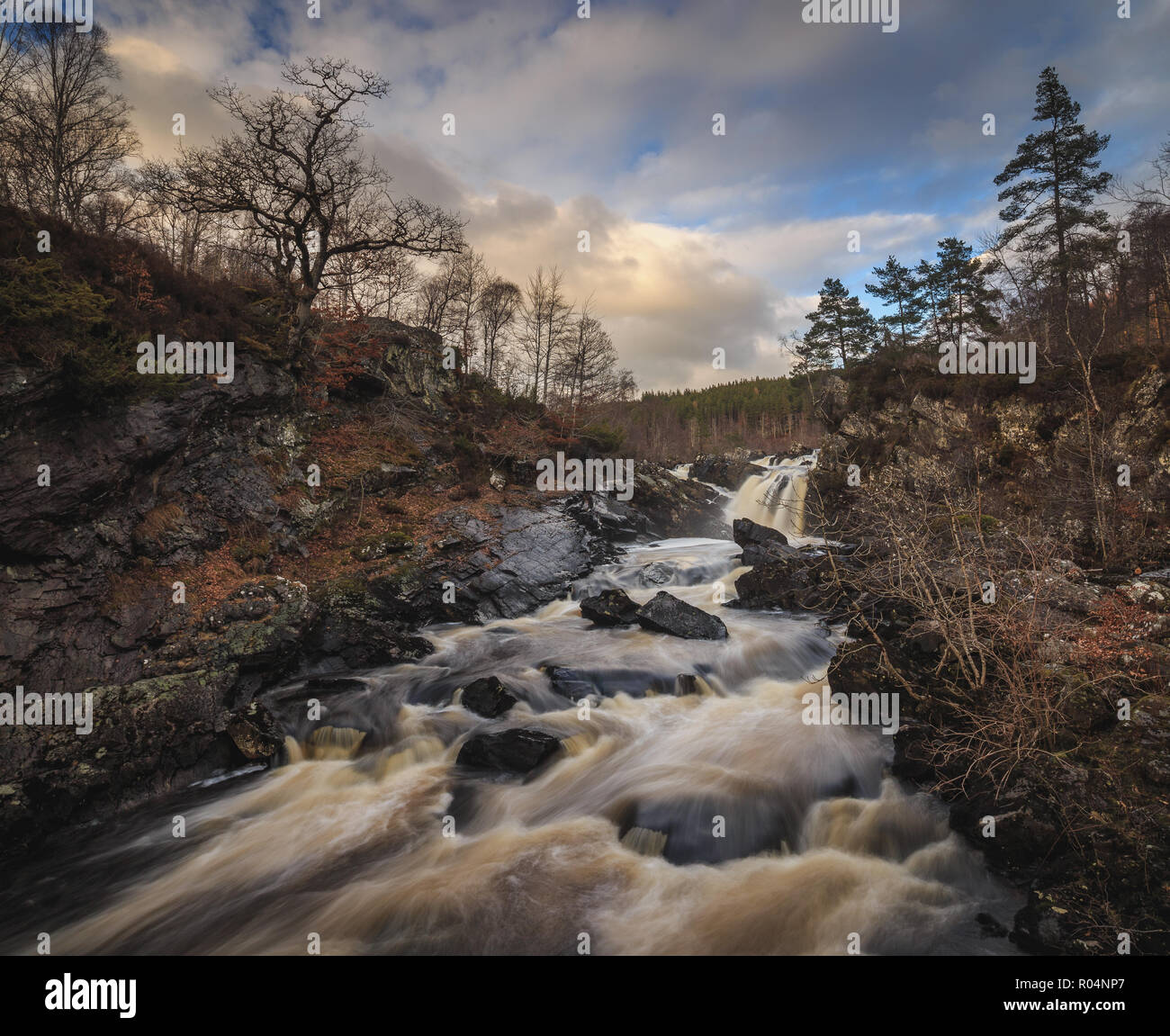 Black water falls scotland hi-res stock photography and images - Alamy
