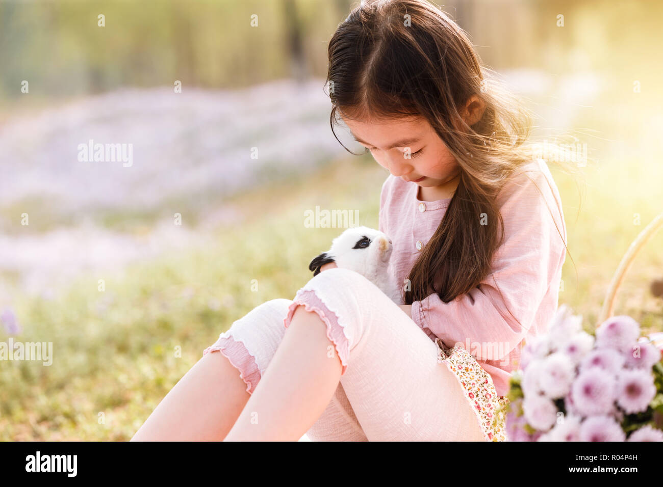 Lovely girl in the outdoor Stock Photo - Alamy