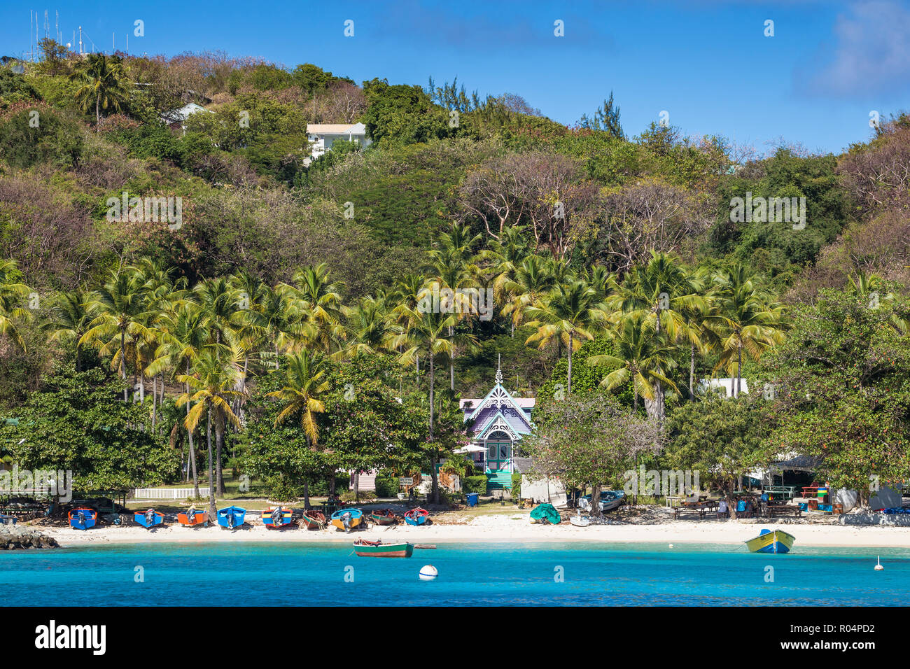 Pink house caribbean hi-res stock photography and images - Alamy