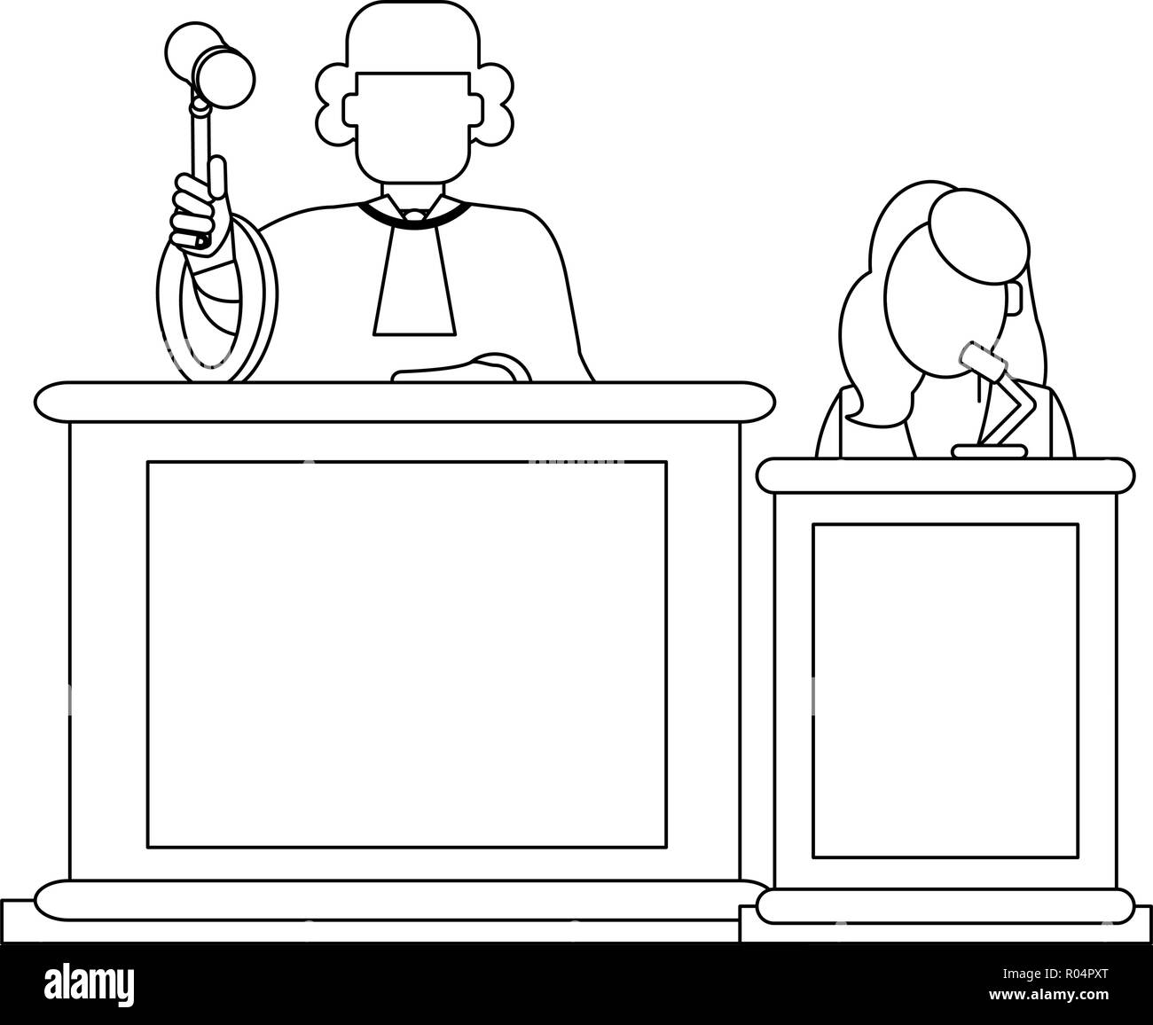 Judge Podium High Resolution Stock Photography and Images - Alamy
