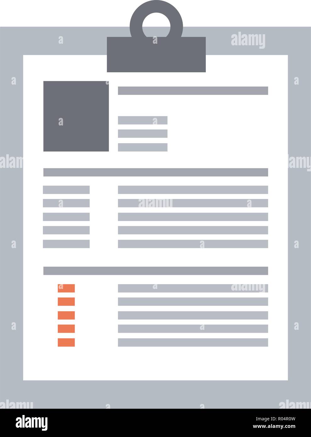 Clipboard document symbol isolated vector illustration graphic design ...