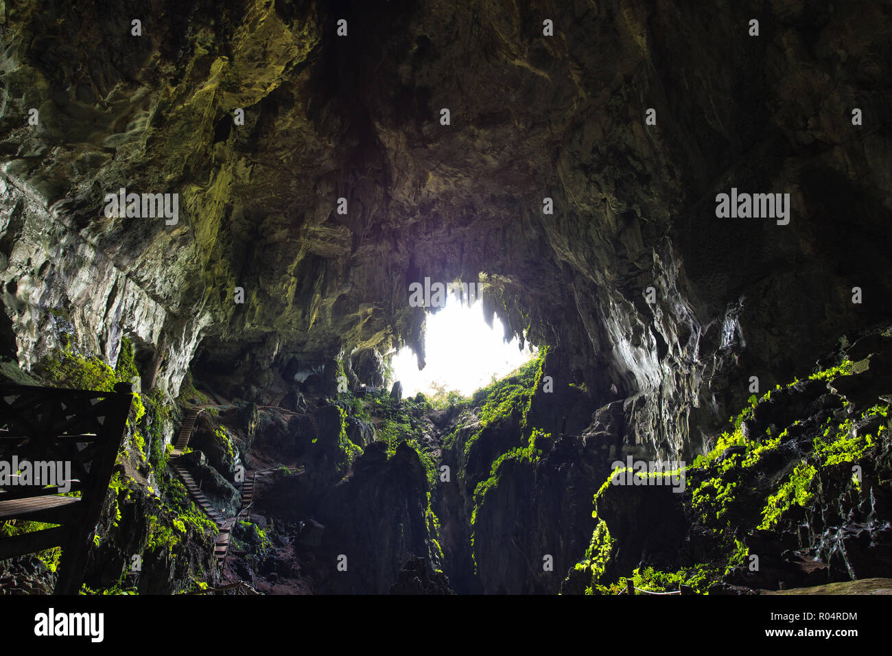 The large fairy cave near Kuching in Malaysia, Sarawak, Borneo Stock ...